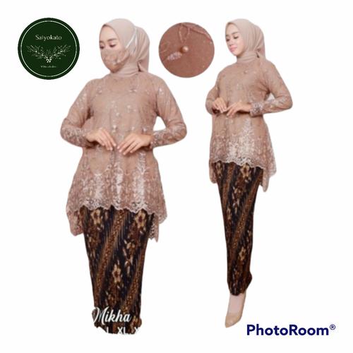 Promo Setelan Kebaya Brokat / Kebaya rinjani /Model kebaya tille ...