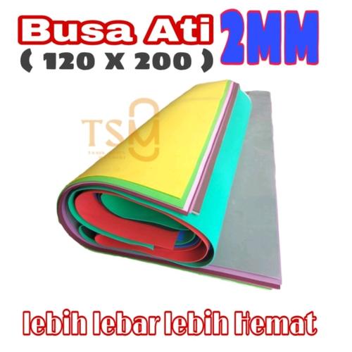 Jual Busa ati / Spon Eva 2mm 120cm x 200 cm - Putih, 2mm 120 x 200 ...