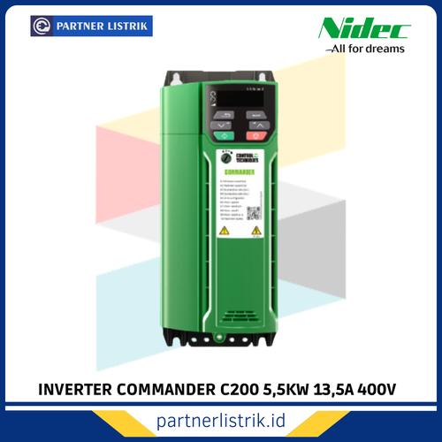 Jual INVERTER COMMANDER C200 5,5KW 13,5A 400V NIDEC CONTROL TECHNIQUES ...