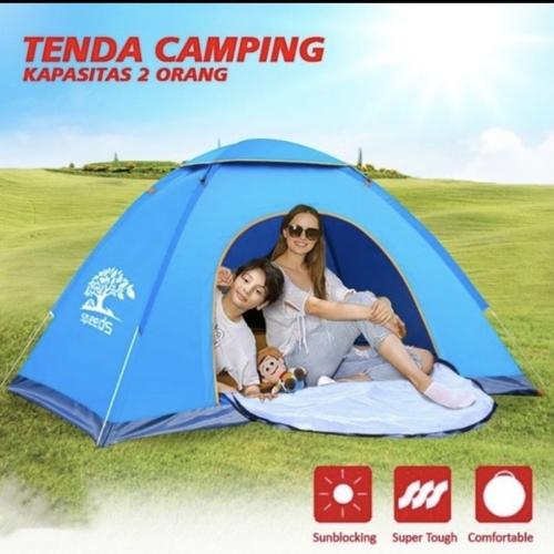 Jual TENDA CAMPING BUKA OTOMATIS ORIGINAL SPEEDS KAPASITAS 2-4 ORANG ...