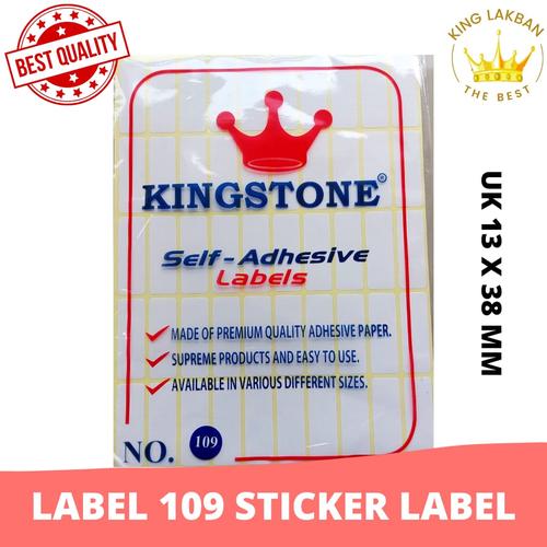 Jual Label 109 Sticker Label Kertas Sticker Undangan Putih Polos ...