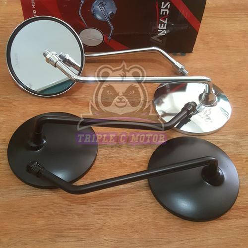 Jual SPION RETRO KLASIK TANGKAI PANJANG YAMAHA FINO / FAZZIO CROM SEVEN ...