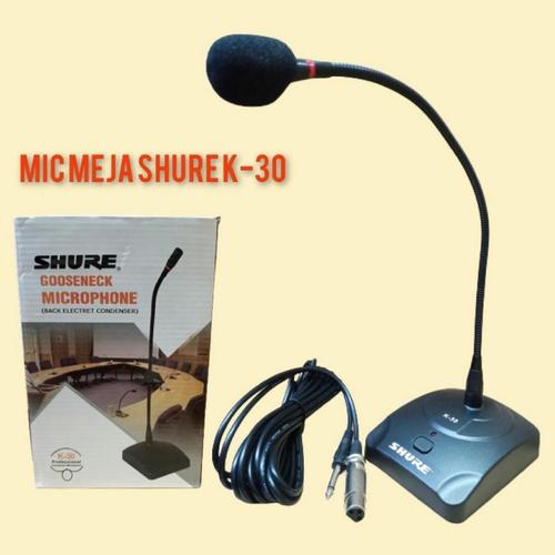 Jual MIC MEJA SHURE MIC PODIUM MICROPHONE MIMBAR SHURE MIC RAPAT ...