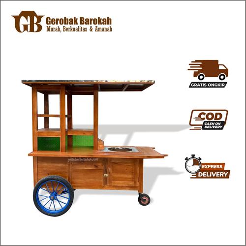 Jual Gerobak nasi goreng / Rombong nasi goreng / Gerobak nasgor dorong ...