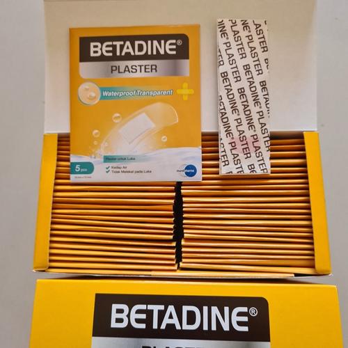 Jual Betadine Plaster Waterproof / Plester Luka Transparan ...