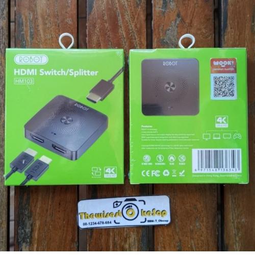 Jual ROBOT HM103 HDMI switch Switcher Splitter Bi-Direction 4k - Kota ...