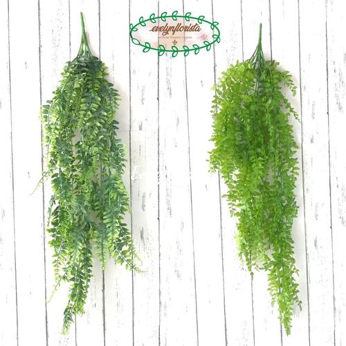 Jual Daun Hias Juntai Pakis Kelabang Artificial Tanaman Rambat - Hijau ...