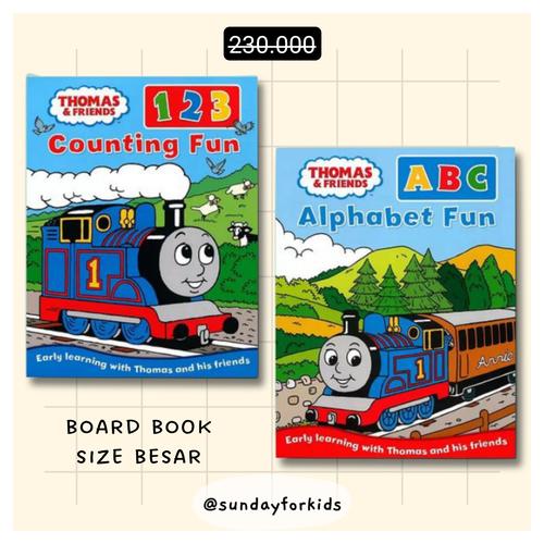 Jual Thomas & Friends Counting Fun 123 Alphabet Fun ABC • Big Bad Wolf ...