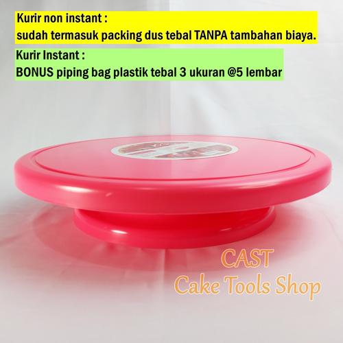 Jual Meja Putar plastik - Kota Medan - CAST Cake Tools Shop | Tokopedia
