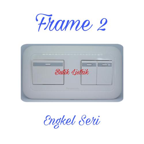 Jual Saklar Panasonic Isi 3 Frame 2 Engkel + Seri Panasonic - Kota ...