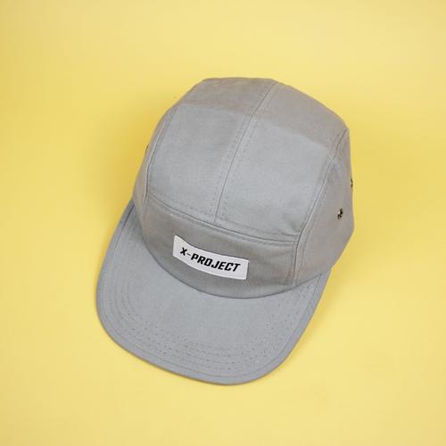 Jual topi 5 five panel original x project simple all grey - Kota ...