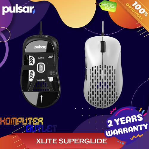 Jual PULSAR XLITE SUPERGLIDE GAMING MOUSE - ULTRA LIGHT WEIGHT GAMING MOUSE - Putih - Jakarta ...