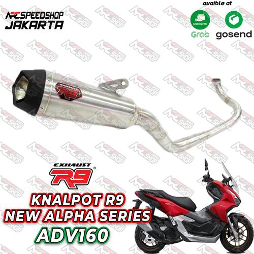 Jual Knalpot R9 New Alpha Series ADV160 Fullsystem Exhaust R9 ADV 160 ...