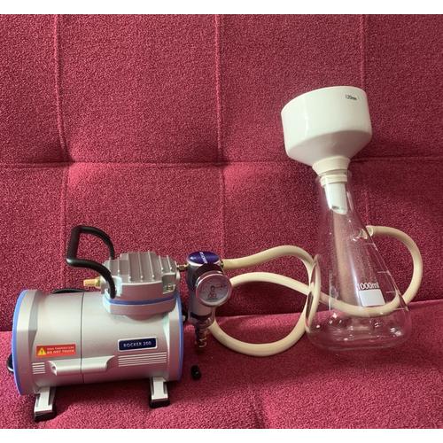 Promo Set 2 In 1 Buchner Funnel Fitration Set 1000ml 120 mm Plus Vacuum ...