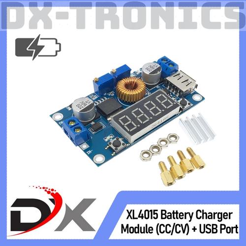 Jual XL4015 DC-DC Adjustable Step Down Module 5A with USB Voltmeter CC ...