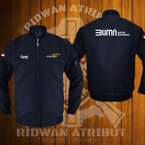 Jual JAKET BANK MANDIRI.JAKET BOMBER BANK MANDIRI.ORIGINAL TASLAN ...