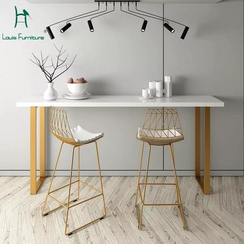 Jual meja bar minimalis / meja makan industrial / meja console / konsol ...