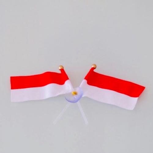 Jual Bendera Merah Putih Hiasan Mobil Tempelan Kaca Mobil Bendera ...