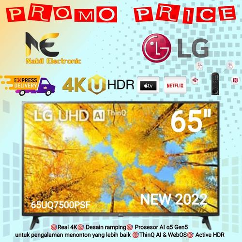Jual LG 65UQ7500PSF LED 65 INCH SMART TV UHD 4K HDR NEW 2022 - Kota Tangerang Selatan - NE ...