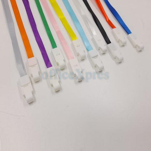 Promo Tali ID Card Klip Plastik / Tali Nylon ID Name Tag / Card Holder ...