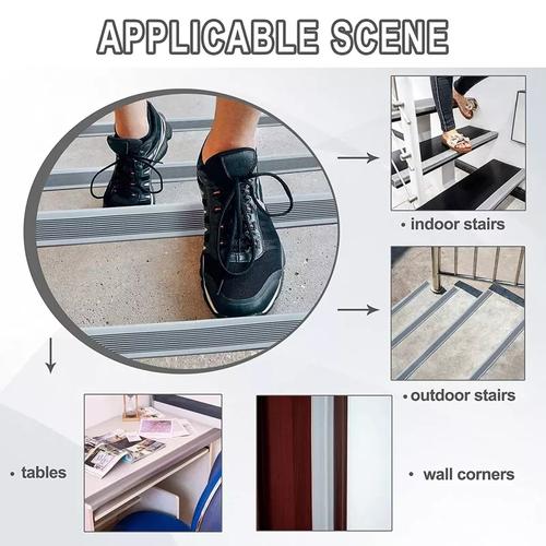 Jual Stair nosing karet dengan perekat warna abu polos - Kab. Tangerang ...