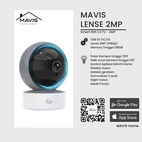 Jual Smart CCTV 360 Wifi 2MP MAVIS Lense - Rotate - Tilt - NV - 2 Way ...