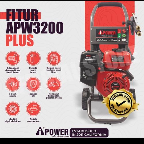 Jual Ai Power Jet Cleaner High Presure Washer APW-3200 Cuci Steam - Kab ...