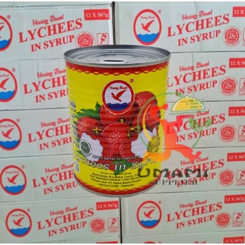 Jual Herring Brand Leci Kaleng / lychee in syrup 567gr (1Karton isi ...