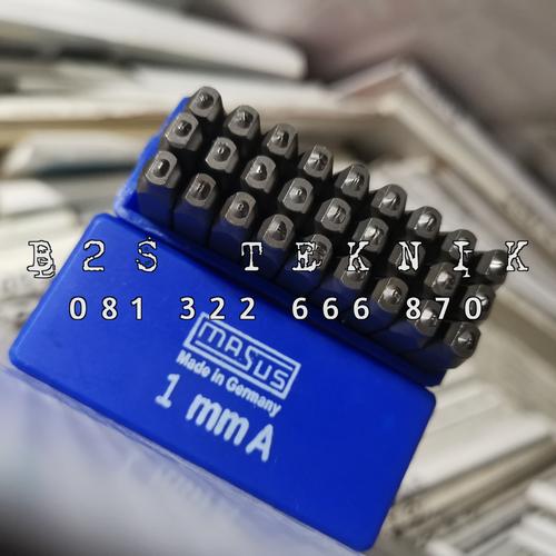 Jual Murah Huruf Ketok 1 mm MASUS STAMP PUNCH LETTER - angka 1 mm ...