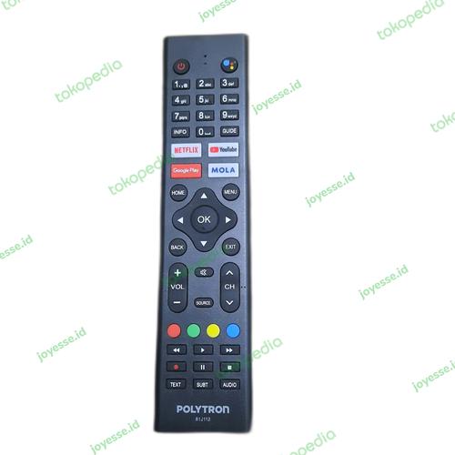 Jual REMOTE/REMOT TV LCD LED POLYTRON 81I960 81J112 ANDROID SMART TV ASLI - Jakarta Utara ...