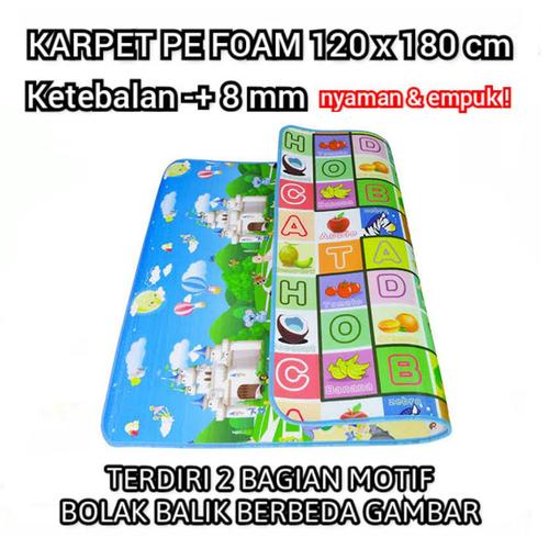 Jual TIKAR BUSA Motif Gambar Bolak Balik Tebal 120x180 - Tebal 8mm ...