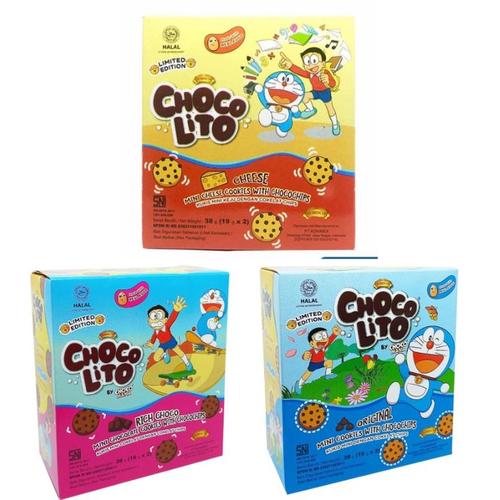 Jual Choco Lito Mini Cookies with Chocochips Kotak 38 gram - Rich Choco ...