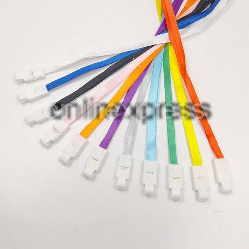 Jual Tali ID Card Klip Plastik / Tali Nylon ID Name Tag / Card Holder ...