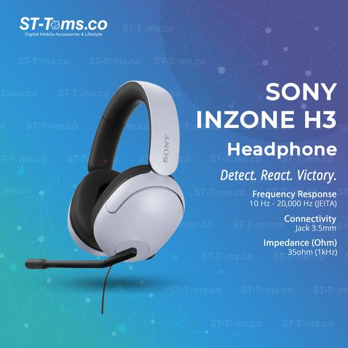 Promo Sony INZONE H3 Wired Gaming Headset With 360 Spatial Sound ...
