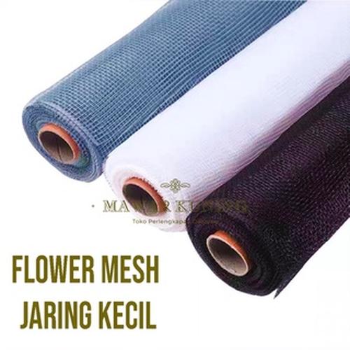 Jual [ 53 CM x 9 METER ] Flower Mesh Jaring Kecil / Mesh Jaring Kotak ...