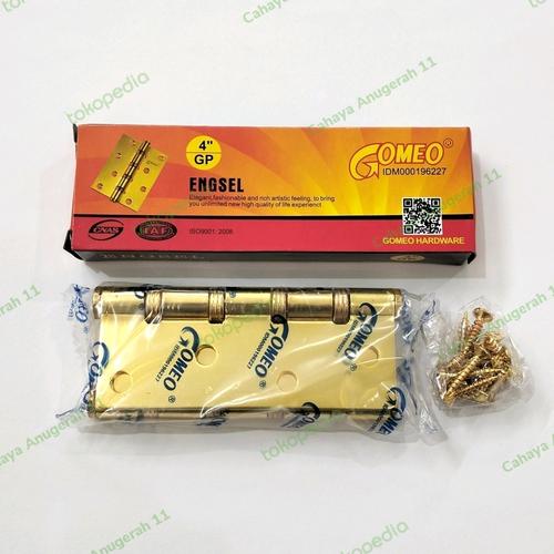 Jual Engsel Merk Gomeo 3 4 5 inch Warna Kuning (GP) / Engsel Pintu ...