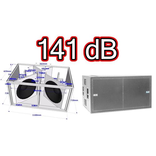 Jual Potongan Papan 1 Box Subwoofer dB Technologies S30N - 2 x 18in ...