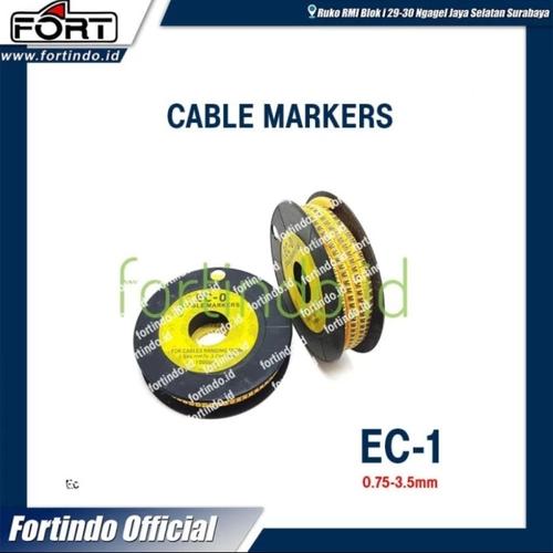 Jual Cable Markers / Kabel Marker EC-1 (Cable Range 0,75-3,5mm) FORT ...