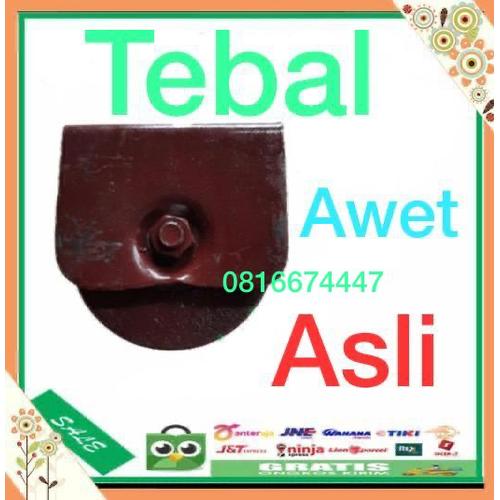 Jual Roda pagar 6cm beton bulat rel beton buakat besi cor (besi lebur ...