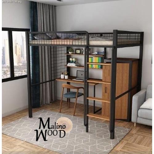 Jual LF-01 Loft bed besi ranjang tempat tidur minimalis dipan divan ...