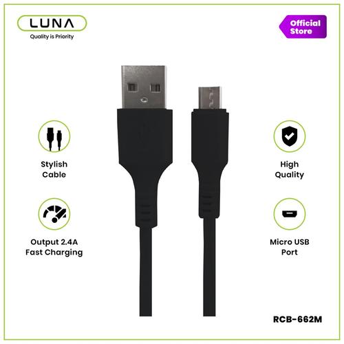 Jual Luna Kabel Data Micro USB Type C Cable Data Fast Charging 2.4A RCB ...