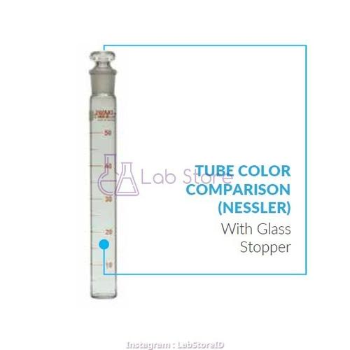 Jual Tabung Nessler 50 ml Tube Color with Stopper Iwaki COLOR-TUBE50 ...