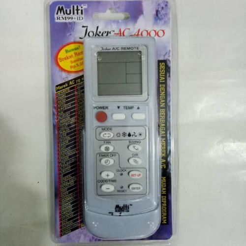 Jual REMOT AC MULTI JOKER REMOTE UNIVERSAL SEMUA TIPE & MERK - Kota ...