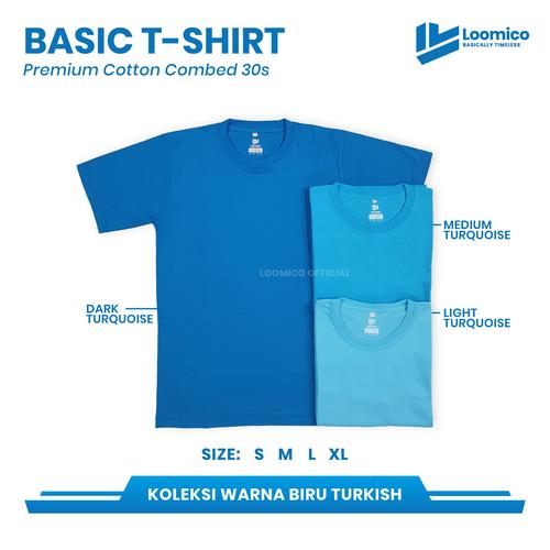 Jual Loomico Kaos Polos Premium Cotton Combed 30s | Koleksi Warna ...