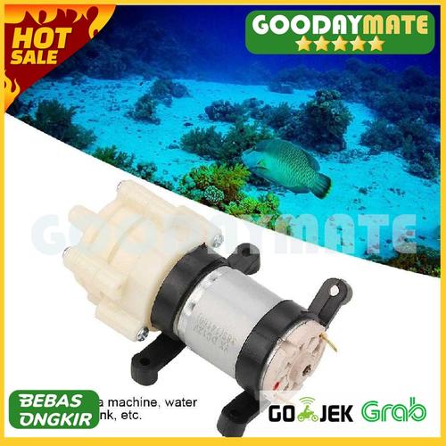 Jual Pompa 12V DC Air Mini Aquarium Fish Tank 12 V Water Pump 12V- 385B ...