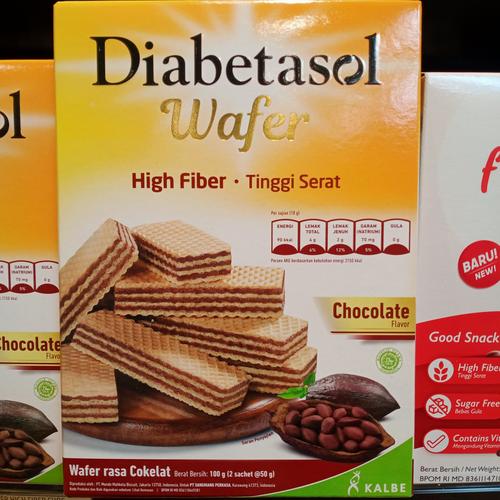 Jual Diabetasol Wafer High Fiber Chocolate 100gr - Jakarta Barat ...
