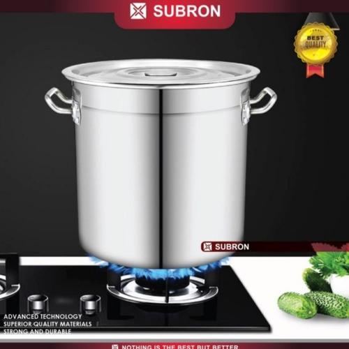 Jual SUBRON Stock Pot 45cm Besar Tebal Panci Sup Tinggi Multifungsi ...