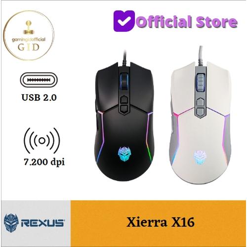 Jual Rexus X16 Xierra Wired Macro RGB Gaming Mouse - Putih - Jakarta ...