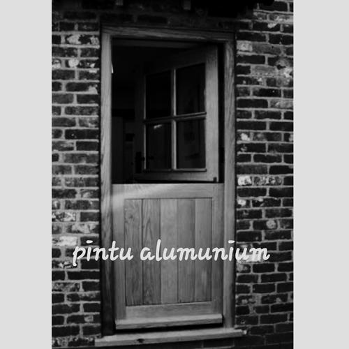 Jual pintu alumunium belah atas bawah - Putih, 90x210 - Kab. Bogor ...