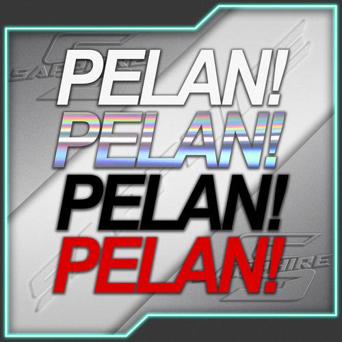 Jual Sticker PELAN! Stiker PELAN ! 12 CM - Hologram - Jakarta Timur ...
